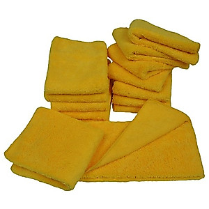 Detailer's Preference Microfiber 14in x 17in 300 GSM Cleaning Towels High Pile 15-Pack