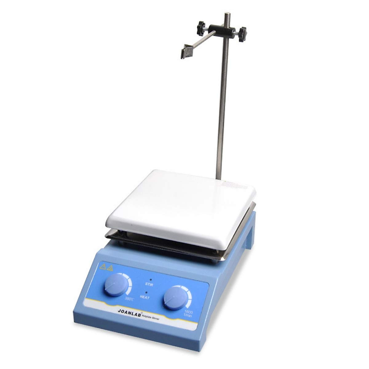 JoanLab SH-4 Magnetic Stirrer Hot Plate, 380°C Ceramic Hotplate, 5L Large Capacity, 0-1600 RPM Mixing Speed, for Laboratory Heating and Stirring with 1 Year Warranty