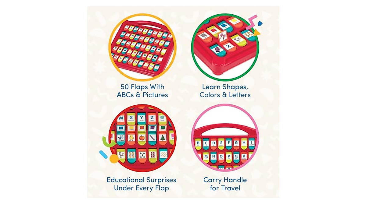 Battat Pop-Up Alphabet: Fun Learning Toy for Kids