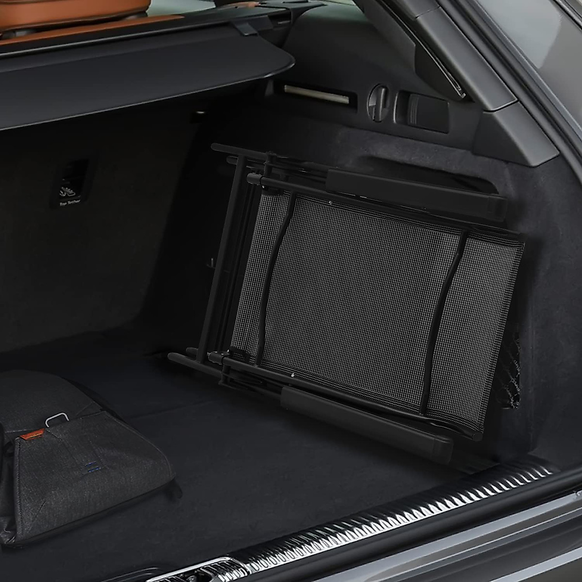 Magshion Outdoor Patio Folding Chairs Set of 2, Portable Dining Chairs with Armrests, Lounge Chairs with Footrests for Camping, Beach, Garden, Lawn, Pool, Backyard, Deck (Grey)