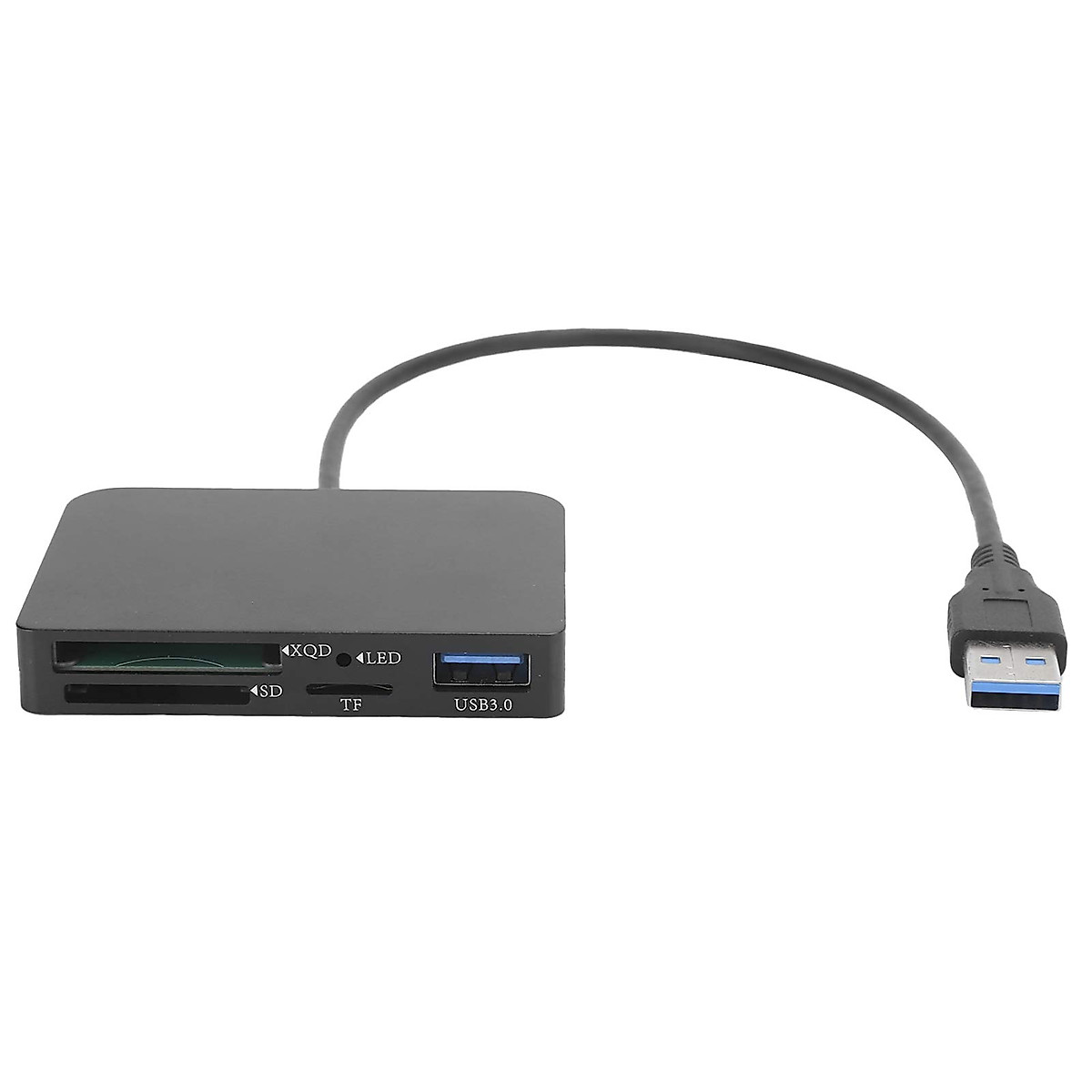 VINGVO Taidda- Card Converter, Portable Automatic Identification Aluminum Alloy Small Size Card Adapter, Plug and Play for Desktop Laptop