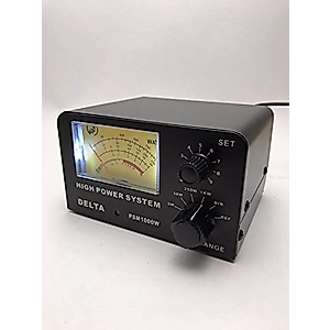 Delta PSM1000W 1000 WATT SWR & Power Meter Compatible for CB Antenna Meter 24-30 MHz