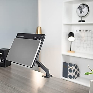 VIVO Laptop Notebook Steel Tray Platform Tray Only for VESA Mount Stand, Fits 100mm Plate Holes, Fits up to 17 inch Laptops, Black, Stand-LAP2