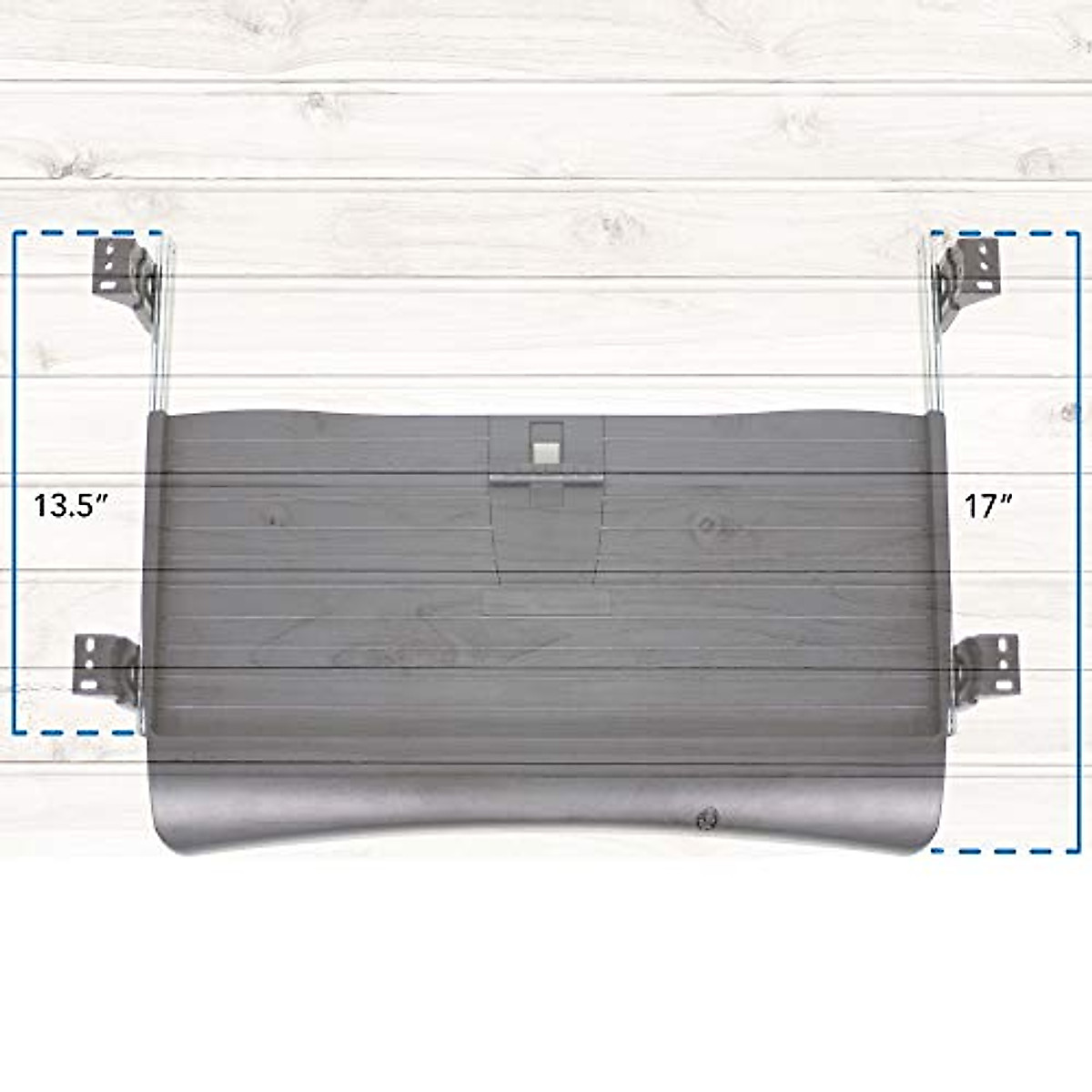Mount-It! Keyboard Drawer Under Desk with Mouse Platform, Easy-Glide Sliding Under-Counter Computer Keyboard Tray 21 inch Wide