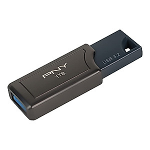 PNY P-FD1TBPROV2-GE 1TB PRO Elite V2 USB 3.2 Gen 2 Flash Drive â€“ 600MB/s, Gunmetal