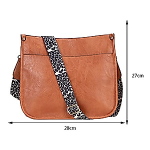 JQWSVE Crossbody Bags for Women Vegan Leather Crossbody Purse with Guitar Strap Designer Hobo Handbag Zipper Shoulder Bag