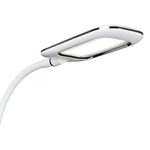 OttLite LED Desk Lamp with Wireless Charging, Prevention Designed to Reduce Eyestrain - Adjustable Flexible Neck, 3 Color Modes & Touch Controls - Crafting, Office Work, Reading & Studying
