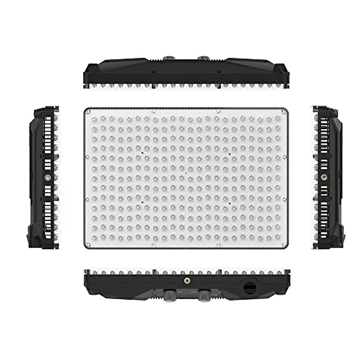 Aputure Amaran P60C RGBWW Video Panel Light,Color Temperature 2500K-7500K,60W,CRI95+/TLCI 96+,5900lux@1m,10 Light Effects,with Softbox,Support App