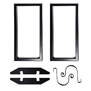 JUNSHUO Firewood Rack Indoor (22Inch/V-Shape) Outdoor Fireplace Firewood Holder with Side Kindling Rack，Assemblable Log Rack Wood Holder