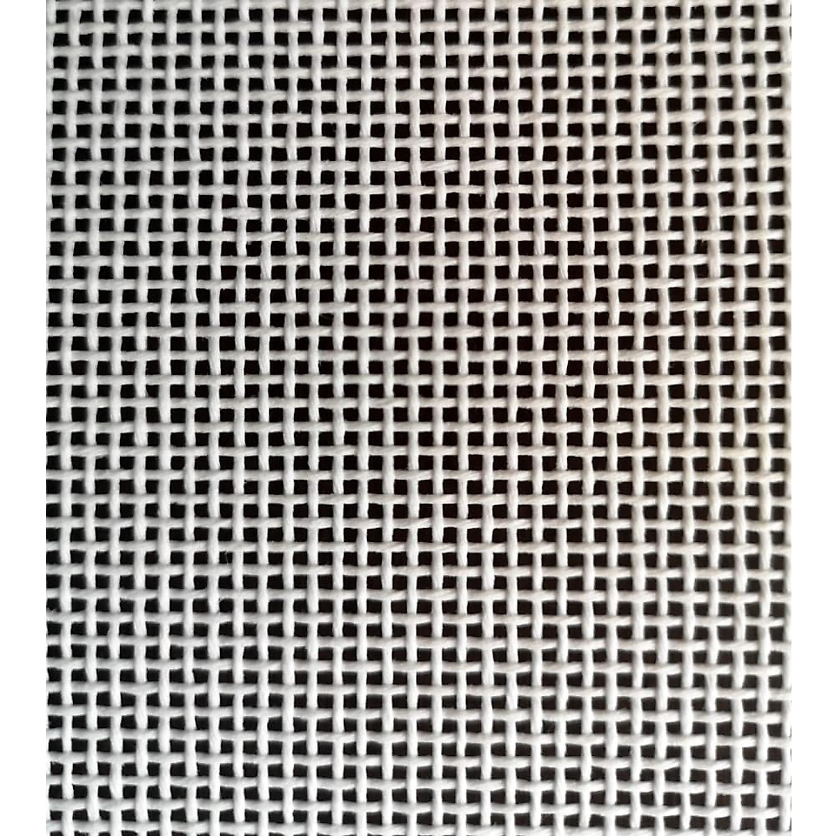 Zweigart Orange Line Blank Mono Deluxe 18-Mesh White Needlepoint Canvas 20"X 18"