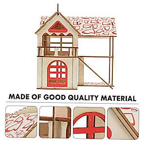 CRILSTYLEO 1 Set Hamster House Wooden Toys Sport Accessories Rat Accessories for cage Hamster Activity Center Hamster Accessories Dwarf Hamster Hideout Hamster Playing Castle Climbing Ladder