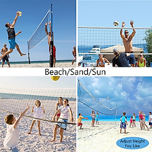 YLOVAN Volleyball Net for Pool Beach Park Backyard Outdoor or Indoor Sports Portable Volleyball Replacement Net(32 FT x 3 FT) Poles Not Included