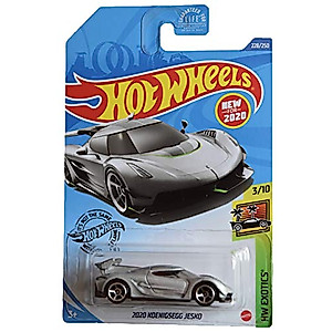 Hot Wheels 2020 Koenigsegg Jesko 228/250 [Silver], Exotics 3/10