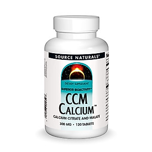 Source Naturals Citrate Malate Calcium Calcium, 120 CT