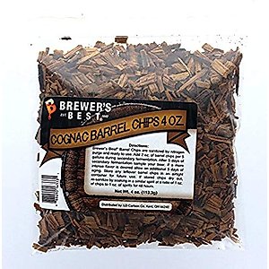 North Mountain Supply 6333A Brewer"s Best Barrel Chips Cognac Barrel, 4 oz., Brown