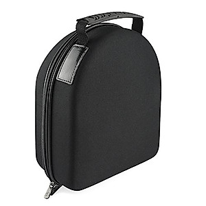 Geekria Shield Case for Large-Sized Over-Ear Headphones, Replacement Protective Hard Shell Travel Carrying Bag with Cable Storage, Compatible with Audio-Technica ATH-AD1000X, AKG K 701 (Black)