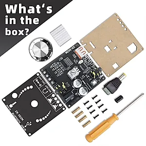 DAMGOO Mini Bluetooth Amplifier 50W+50W Dual Channel Stereo Power Output,DC 12V, Bluetooth+ AUX+ USB Input