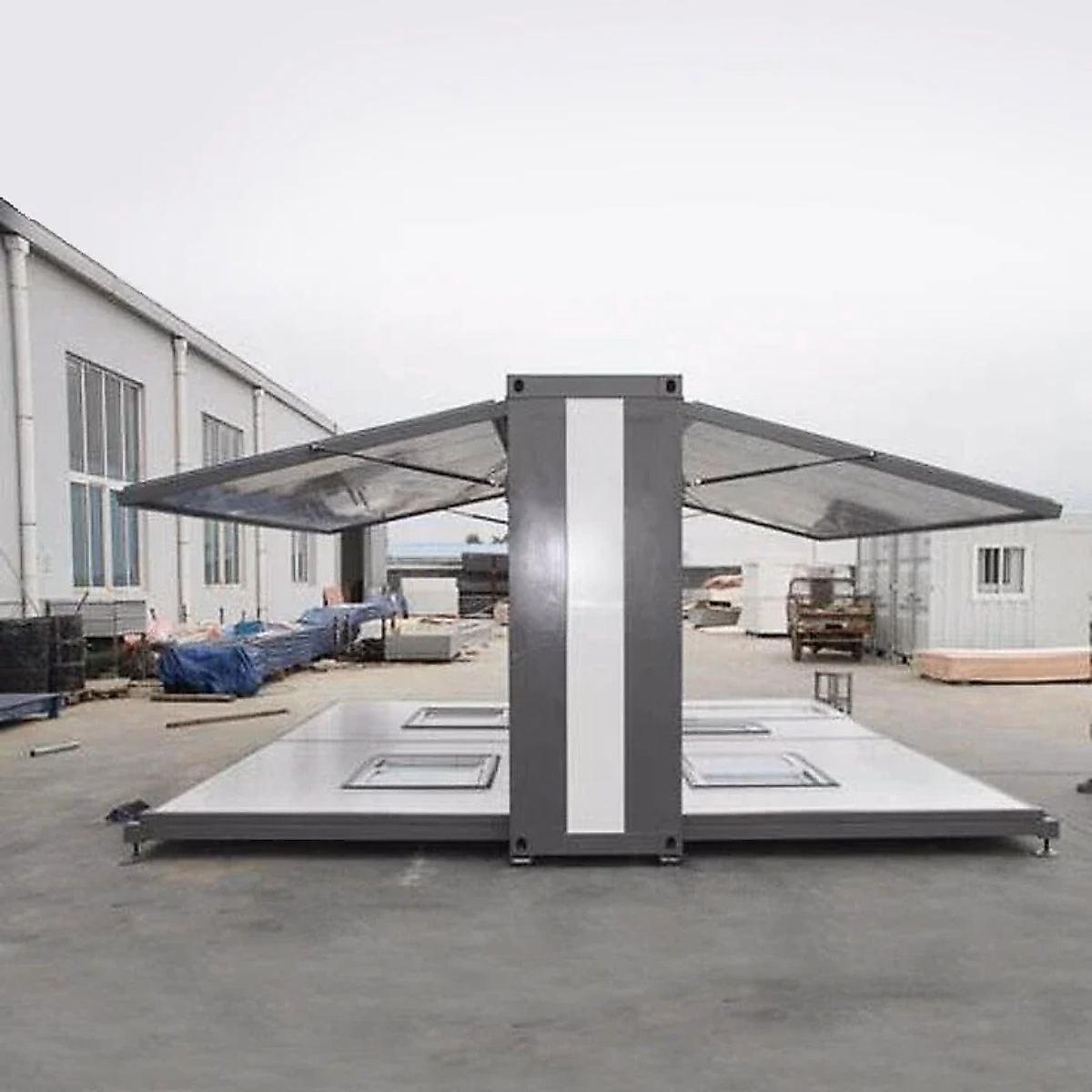 Portable House Steel Exterior Interior Effects Bedroom Bathroom 20ft 40ft Foldable Expandable Portable Container Modular House