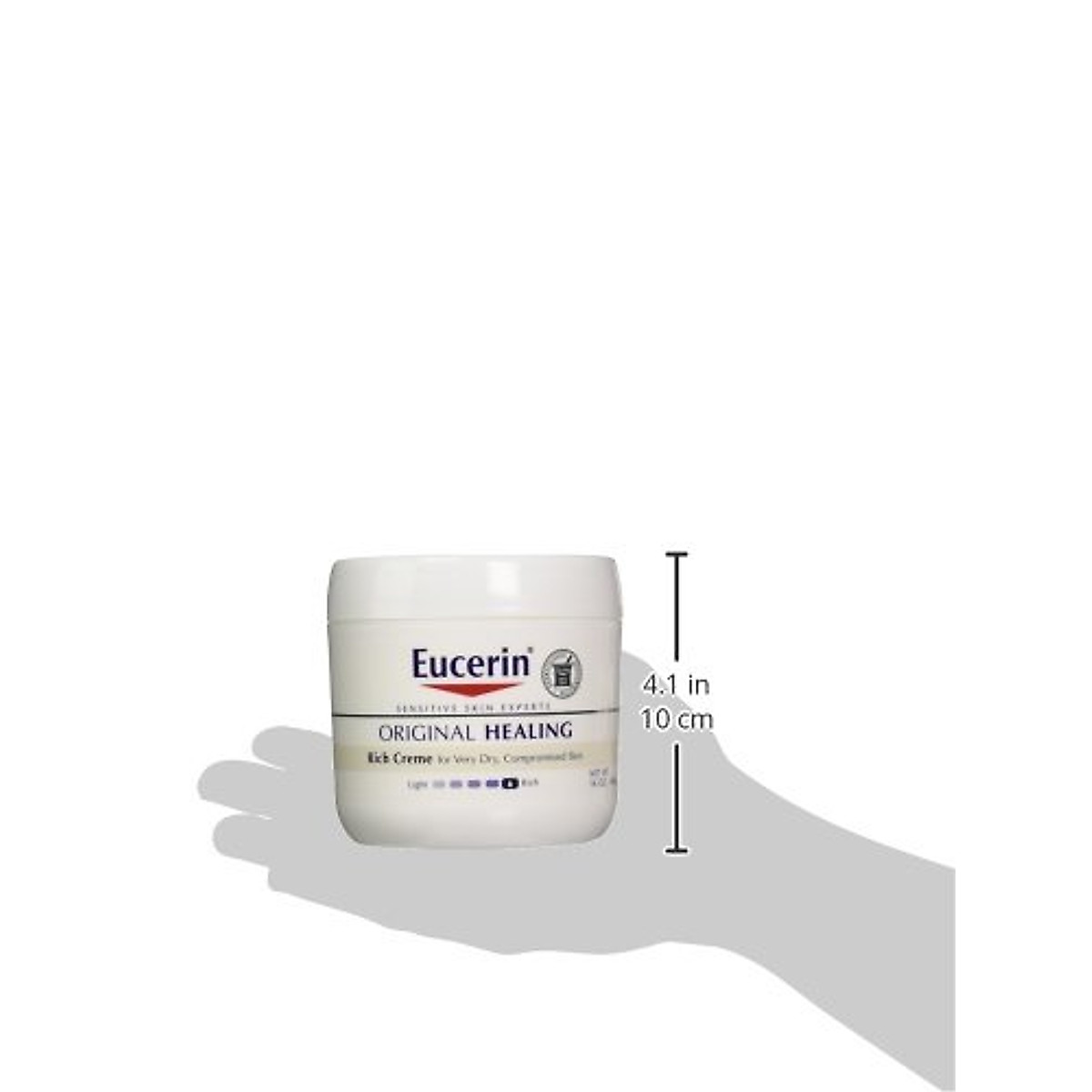 Eucerin Original Healing Cream - Fragrance Free, Rich Lotion for Extremely Dry Skin - 16 oz. Jar