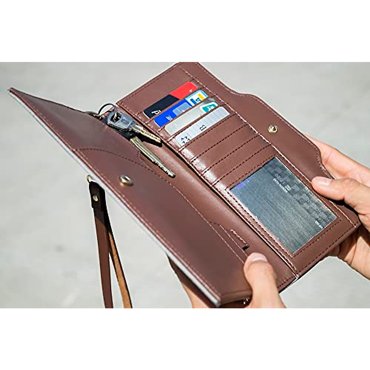 travel inspira RFID Blocking Passport Wallet for Women - Stylish, Multi-Purpose Document Holder