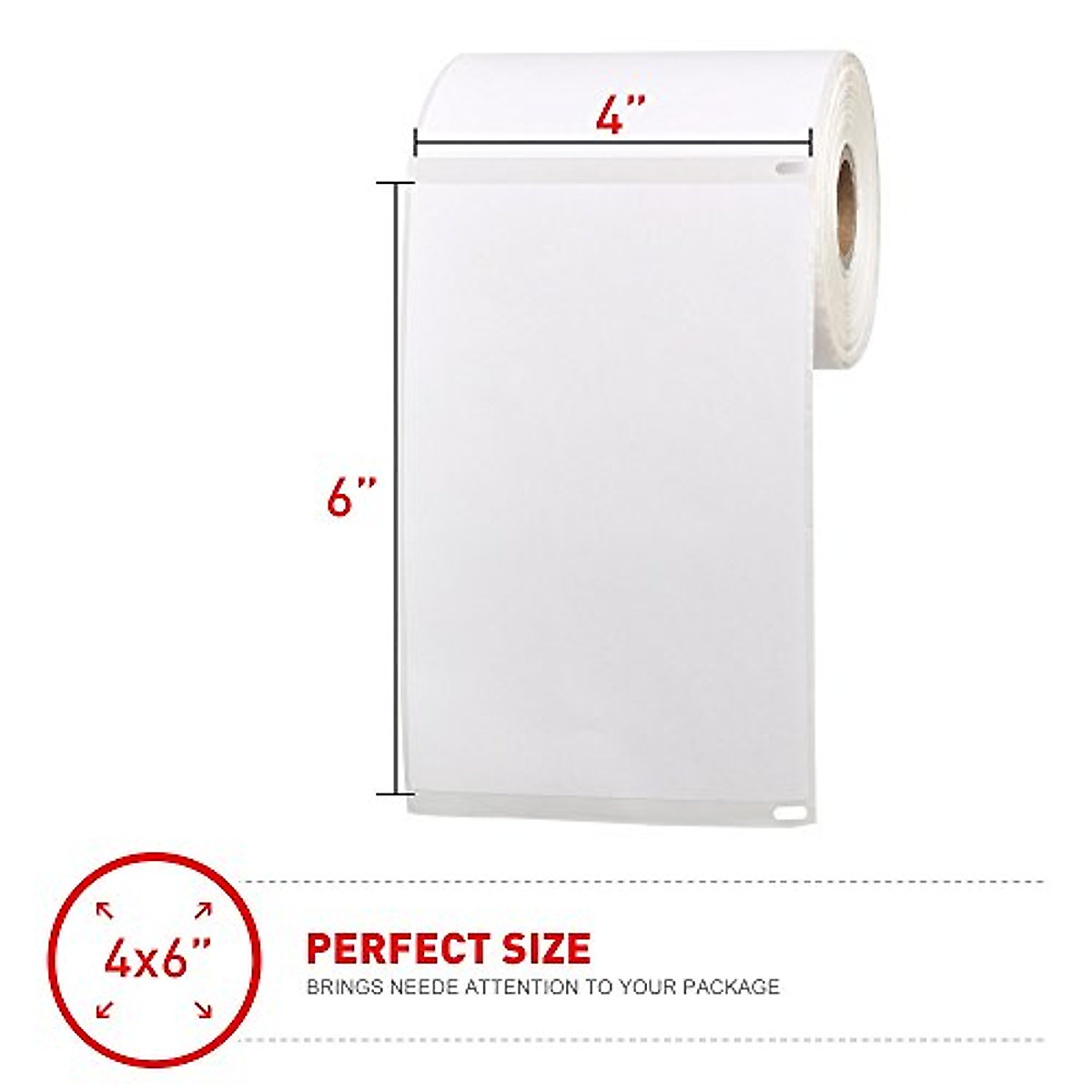 [2 Rolls, 440 Labels] 4”x 6” Postage Thermal Shipping Labels Compatible with Dymo 4XL 1744907 LabelWriter