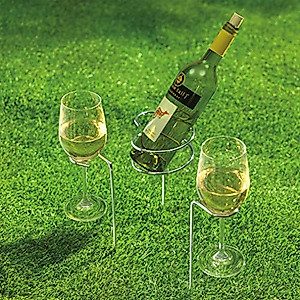 Tovolo 205300C Wine Bottle Holder, One, Chrome