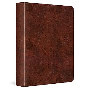 ESV Single Column Journaling Bible (TruTone, Chestnut, Leaves Design)