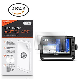 BoxWave Screen Protector Compatible with Garmin echoMAP Plus 93sv - ClearTouch Anti-Glare (2-Pack), Anti-Fingerprint Matte Film Skin for Garmin echoMAP Plus 93sv