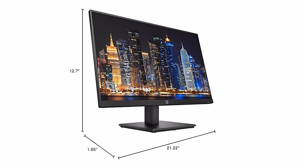 HP P244 23.8” IPS Monitor Bundle | Dual Stand Setup