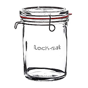 Luigi Bormioli Lock-Eat Food Jar XL, 34 Ounce