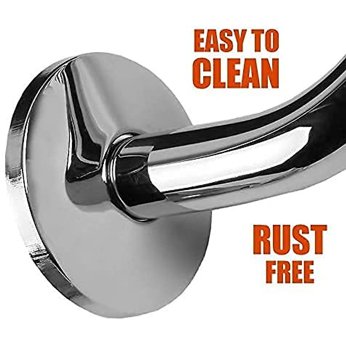 ZM 6-inch Stainless Steel Shower Arm for Shower Head Extension with Flange