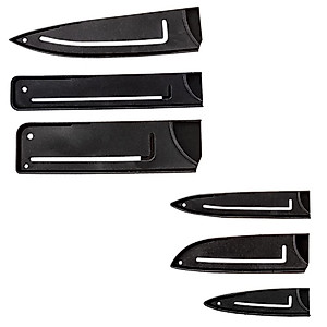 Hemoton 6pcs Scabbard Cutter Cutter Protector Kitchen Gadget Kitchen Utensil Plastic Knives Protectors Plastic Cutter Cover Cutter Protective Cover Cutter Accessories Cutter Sleeve