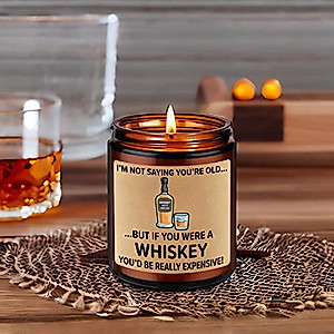 GSPY Scented Candles - Funny Birthday Gifts for Men, Old Man, Women - 30th, 40th, 50th, 60th, 70th, 80th, 90th Birthday Gifts for Him, Best Friend, Dad, Husband, Brother, Uncle - Mens Bday Gift Ideas