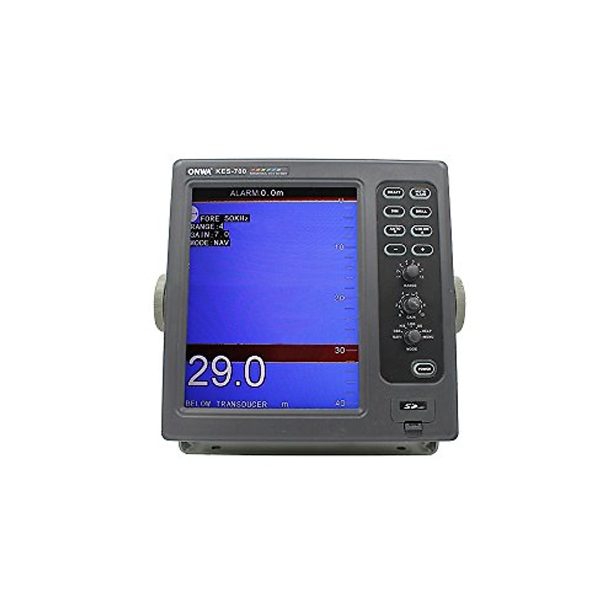ONWA KES-700: 10.4" Navigational Echo Sounder with Memory Storage and Recall of Depth Data