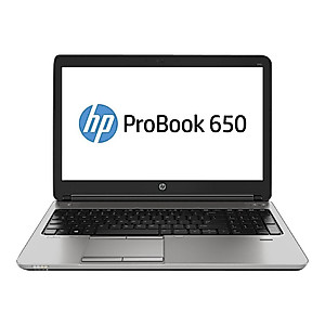 HP ProBook 650 G1 15.6 inches Business Laptop, Super Fast Intel Quad Core i7-4800MQ Up To 3.7 GHz, 8GB DDR3, 512GB SSD, DVD, Webcam, USB 3.0, Win 10 Pro (Renewed)