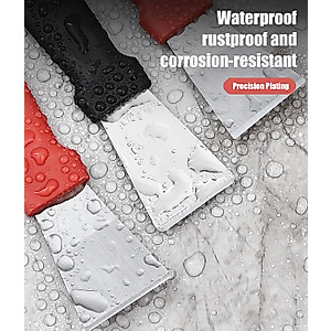 Kytasryl Multi-functional Stainless steel Scraper 4PCS, Mini Kitchen Cleaning Scraper Spatula, Bathroom Gap Cleaning Tool, walls or floors clearing scraper