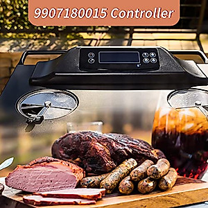 9907180015 Controller Replacement Part Compatible with Masterbuilt Bluetooth Digital Electric Smoker, Digital Control Panel for: MB20074719, MB20073519, MB26073519, MB20073119, MB25073519, etc.