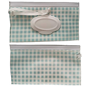 Reusable Eco Friendly Durable Portable Wet Wipe Pouch,Travel Wipes Dispenser Travel Wipes Bag Wipe Pouches Baby Wet Wipe Cases Set of 4