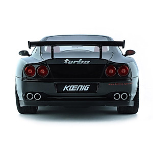 1997 550 "Koenig Special Black with Red Interior 1/18 Model Car by GT Spirit GT336