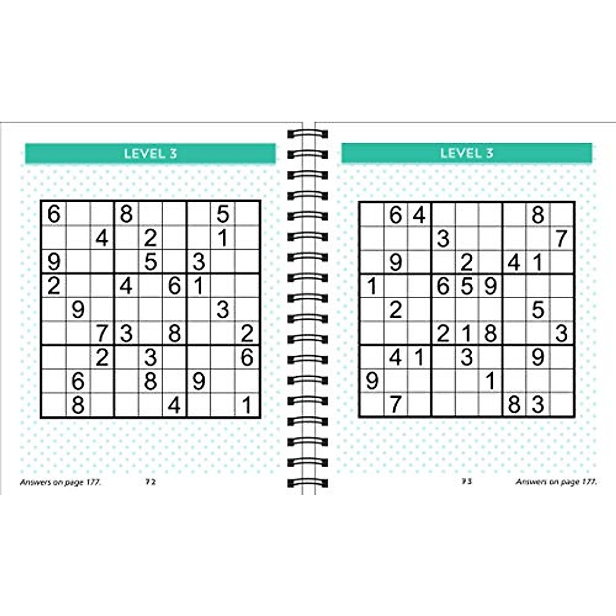 Brain Games - Large Print Sudoku Puzzles (Green)