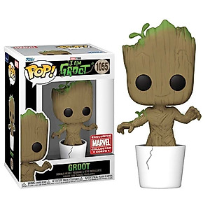 Funko Pop Groot #1055 Marvel Collector Corps Exclusive Disney+ I am Groot