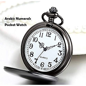 levonta Grandson Graduation Gifts Engraved Pocket Watch, Grandson Gifts from Grandma and Grandpa for Birthday Christmas (to My Grandson)