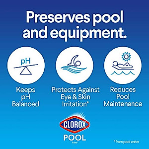 CLOROX Pool&Spa Alkalinity Increaser, Keeps pH Balanced, 16LB