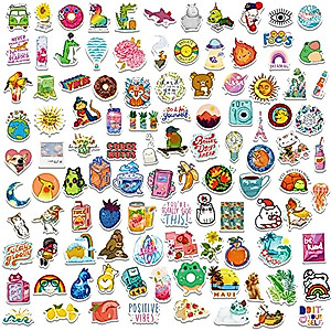 600Pcs Water Bottle Stickers, Stickers for Kids, Cute Vinyl Aesthetic Sticker Packs for Water Bottle Laptop Scrapbook Computer Hydroflask Teacher Stickers Bulk for Teens Girls Kids Adults