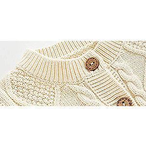 Mornyray Newborn Baby Girls Boys Sweater Jumpsuit Winter Knit Romper Clothes