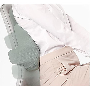 PSVOD Butt and Back Cushion for Office Chair，Back Cushion for Office Chair Posture Pink,Pillow Seat Cushions for Chairs (Blue)