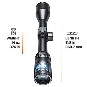 Bushnell Banner 3-9x40mm Riflescope, Dusk & Dawn Hunting Riflescope with Multi-X Reticle