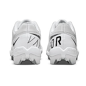 Nike Vapor Edge Shark Men's Football Cleat (us Footwear Size System, Adult, Men, Numeric, Medium, Numeric 11 Point 5), White/Black-LT Smoke Grey