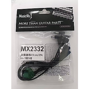 Musiclily Pro DC 9V Power Jack Splitter Adapter 1 for 5 Way Daisy Chain Power Cable for Guitar Effect Pedals