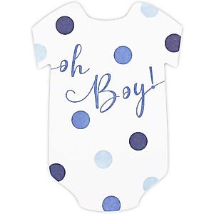 Sparkle and Bash Baby Shower Predictions and Advice Cards, (5 x 7 In, 50-Pack)